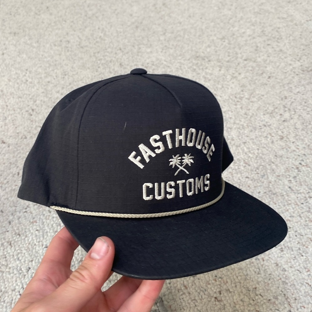 Rare Sample Fast House Customers Naval Hat Flatbill L… - Gem
